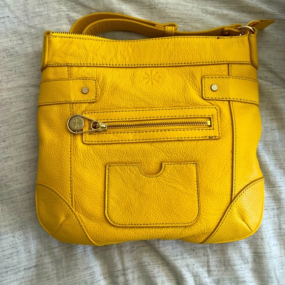 Isaac Mizrahi | Bags | Isaac Mizrahi Canary Yellow Crossbody Purse | Poshmark